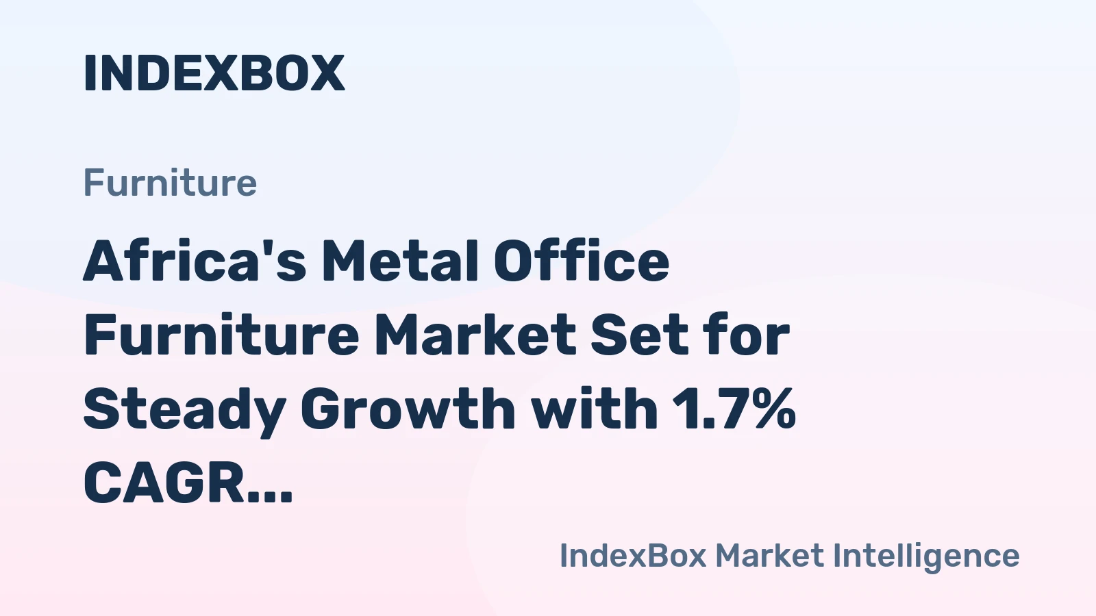 Africa's Metal Office Furniture Market Set for Steady Growth with 1.7% CAGR Through 2035