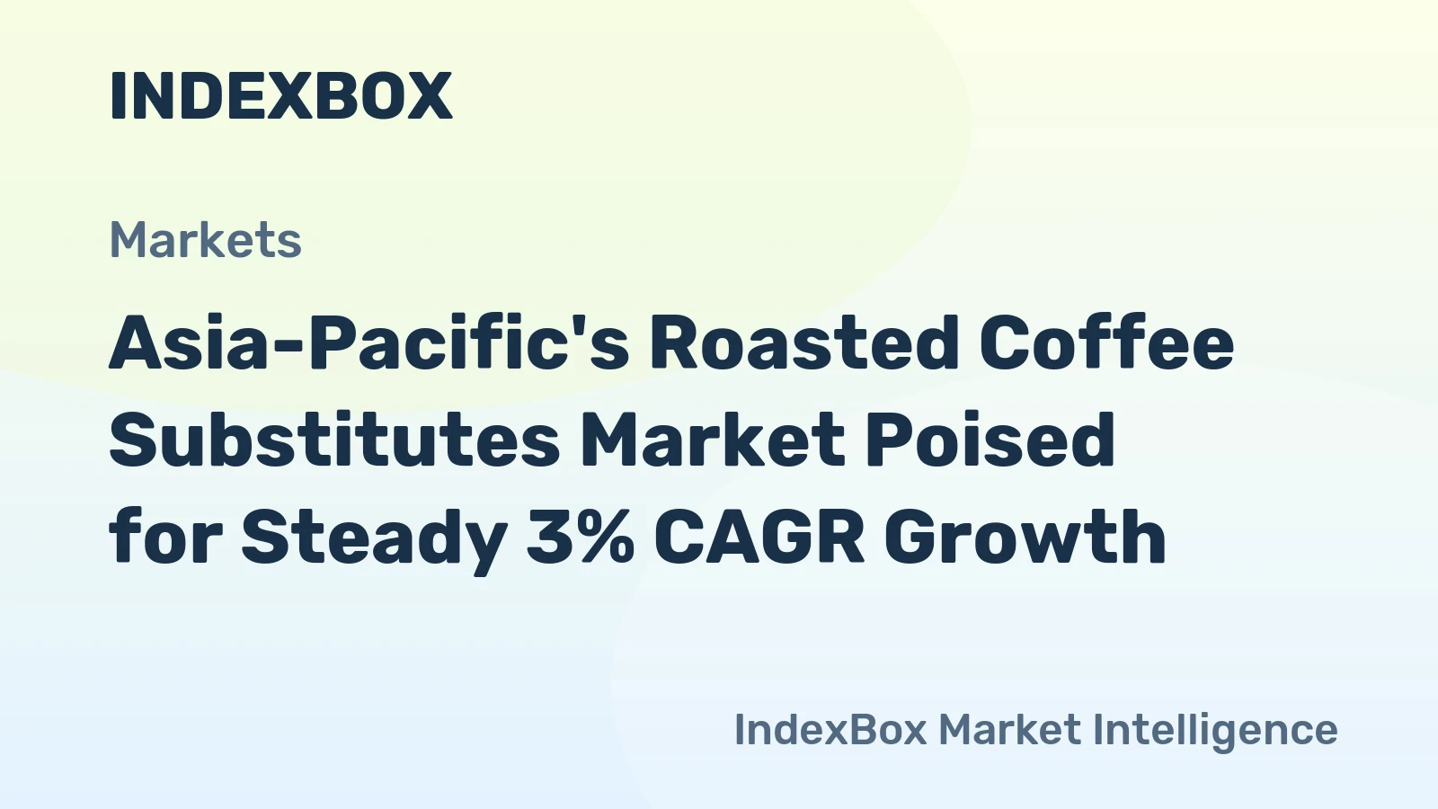 Asia-Pacific's Roasted Coffee Substitutes Market Poised for Steady 3% CAGR Growth