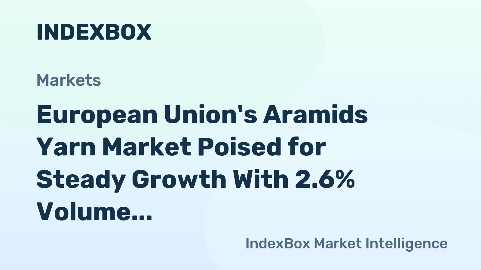 European Union's Aramids Yarn Market Poised for Steady Growth With 2.6% Volume CAGR Through 2035