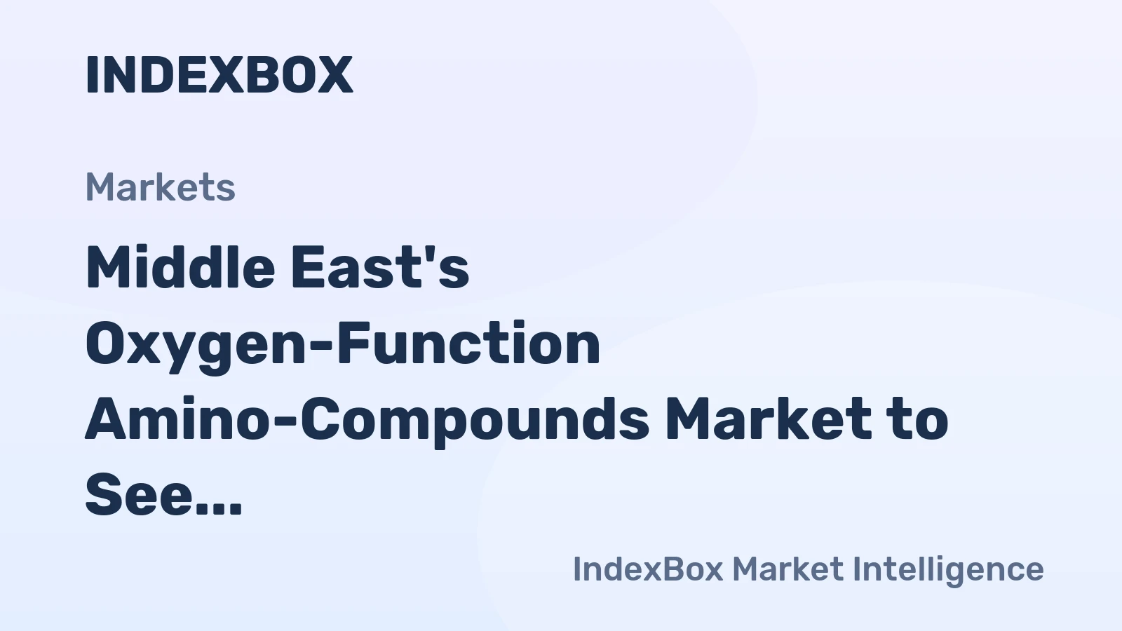Middle East's Oxygen-Function Amino-Compounds Market to See Slow But Steady Growth with Anticipated CAGR of +0.5% from 2024 to 2035
