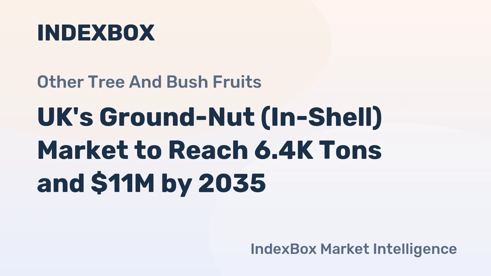 UK's Ground-Nut (In-Shell) Market to Reach 6.4K Tons and $11M by 2035