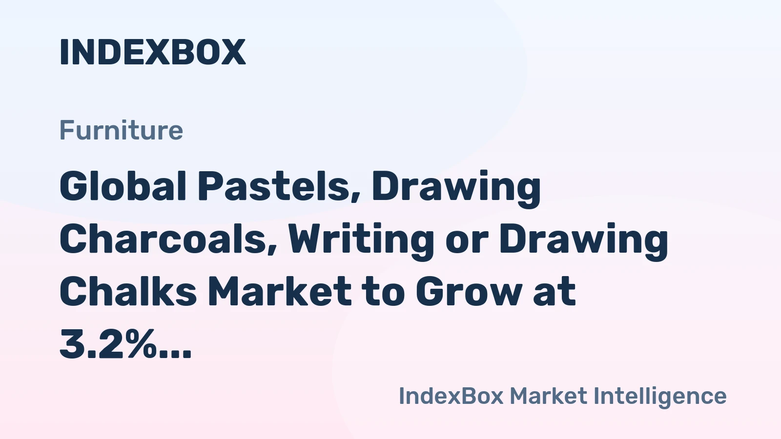 Global Pastels, Drawing Charcoals, Writing or Drawing Chalks Market to Grow at 3.2% CAGR, Expected to Reach 212K Tons by 2035