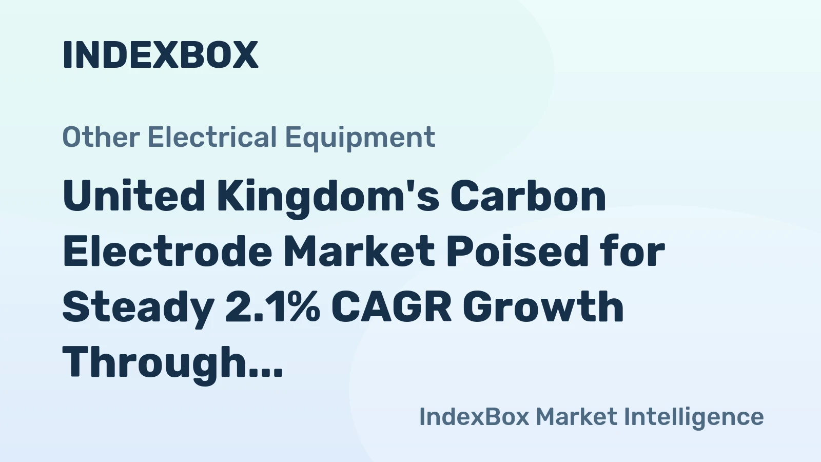 United Kingdom's Carbon Electrode Market Poised for Steady 2.1% CAGR Growth Through 2035