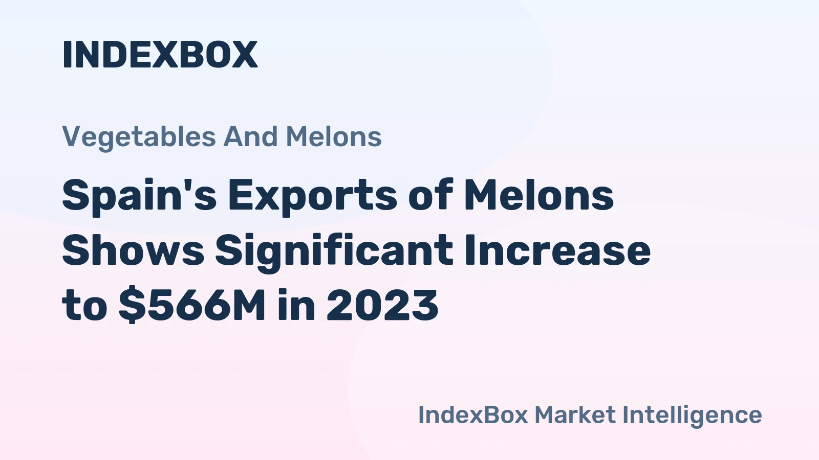 Spain's Exports of Melons Shows Significant Increase to $566M in 2023