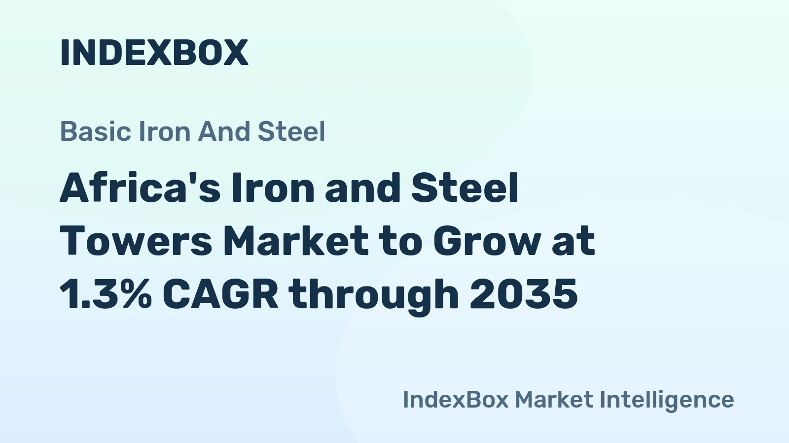 Africa's Iron and Steel Towers Market to Grow at 1.3% CAGR through 2035