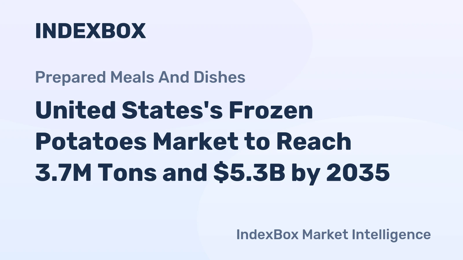 United States's Frozen Potatoes Market to Reach 3.7M Tons and $5.3B by 2035