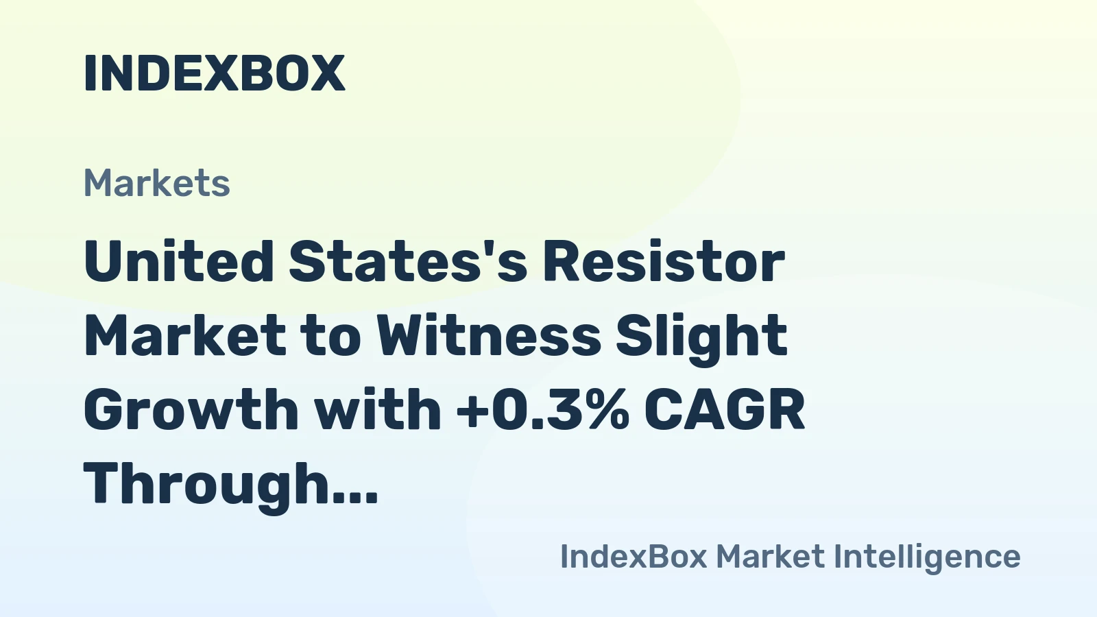 United States's Resistor Market to Witness Slight Growth with +0.3% CAGR Through 2035