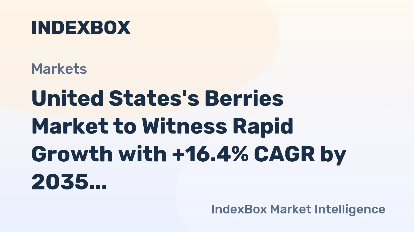 United States's Berries Market to Witness Rapid Growth with +16.4% CAGR by 2035