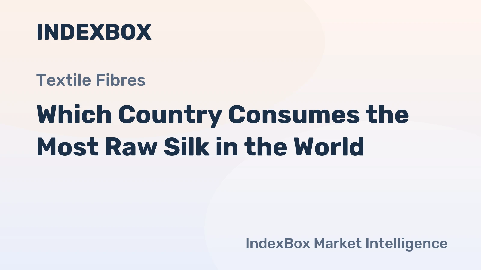 Which Country Consumes the Most Raw Silk in the World?