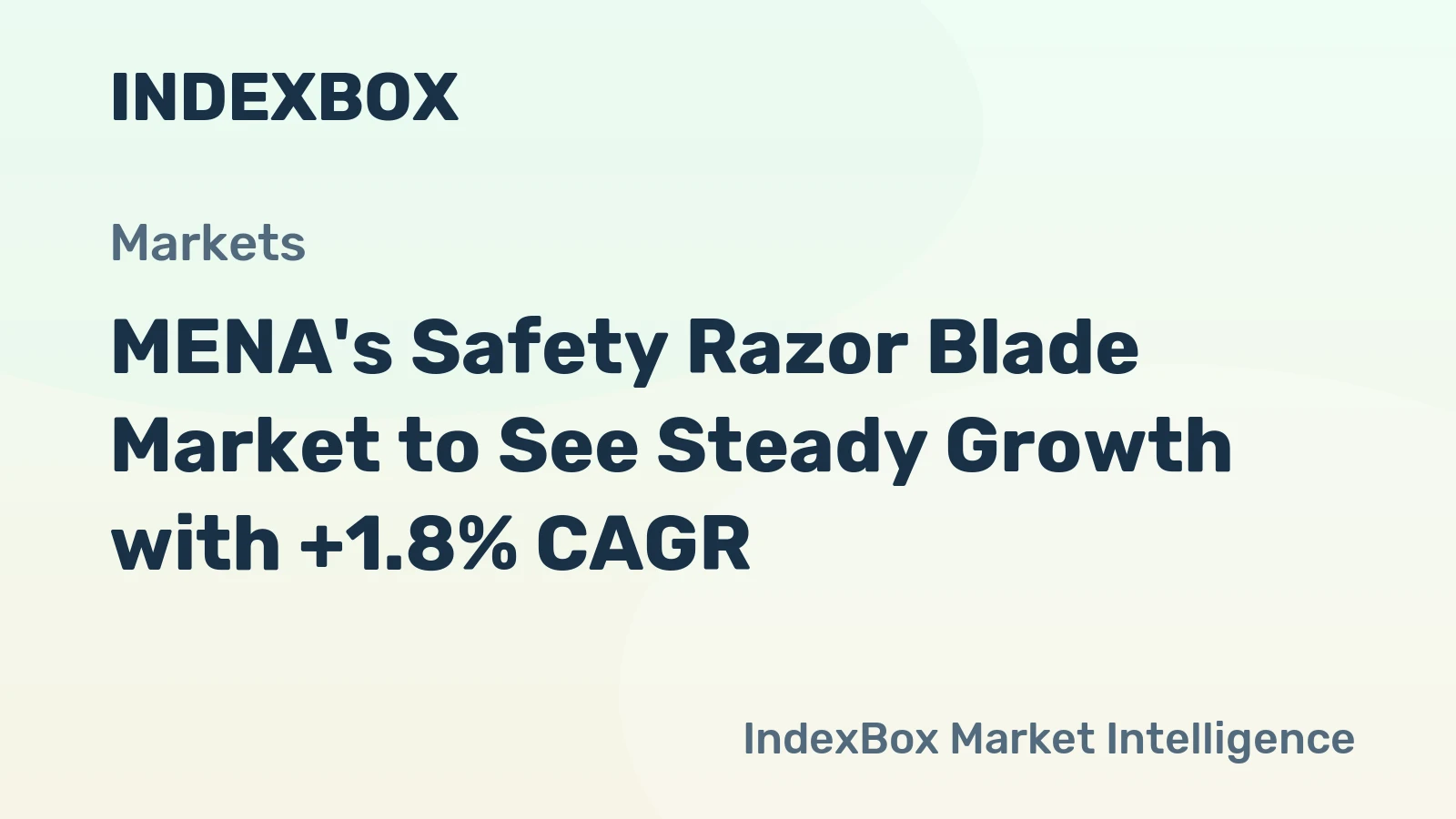 MENA's Safety Razor Blade Market to See Steady Growth with +1.8% CAGR