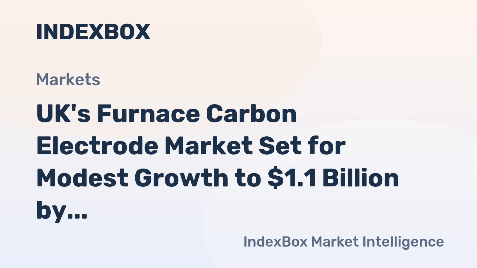 UK's Furnace Carbon Electrode Market Set for Modest Growth to $1.1 Billion by 2035