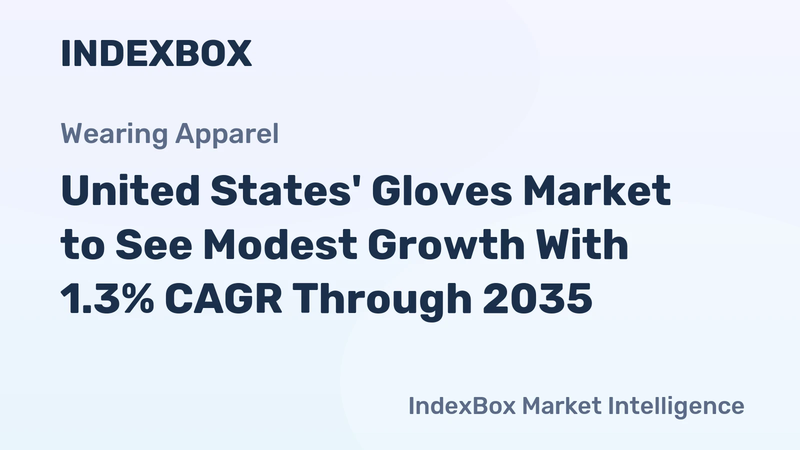 United States' Gloves Market to See Modest Growth With 1.3% CAGR Through 2035