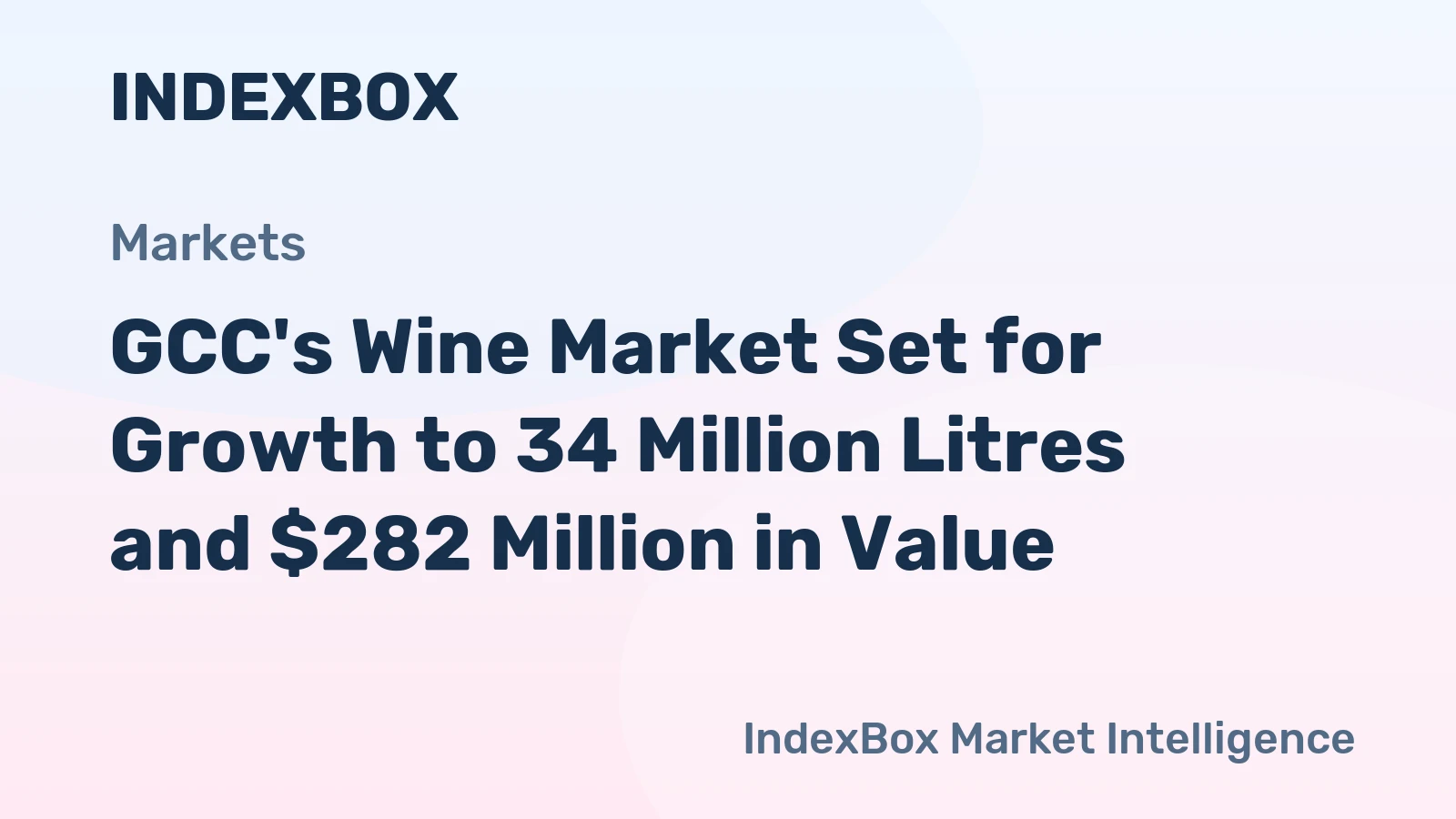 GCC's Wine Market Set for Growth to 34 Million Litres and $282 Million in Value