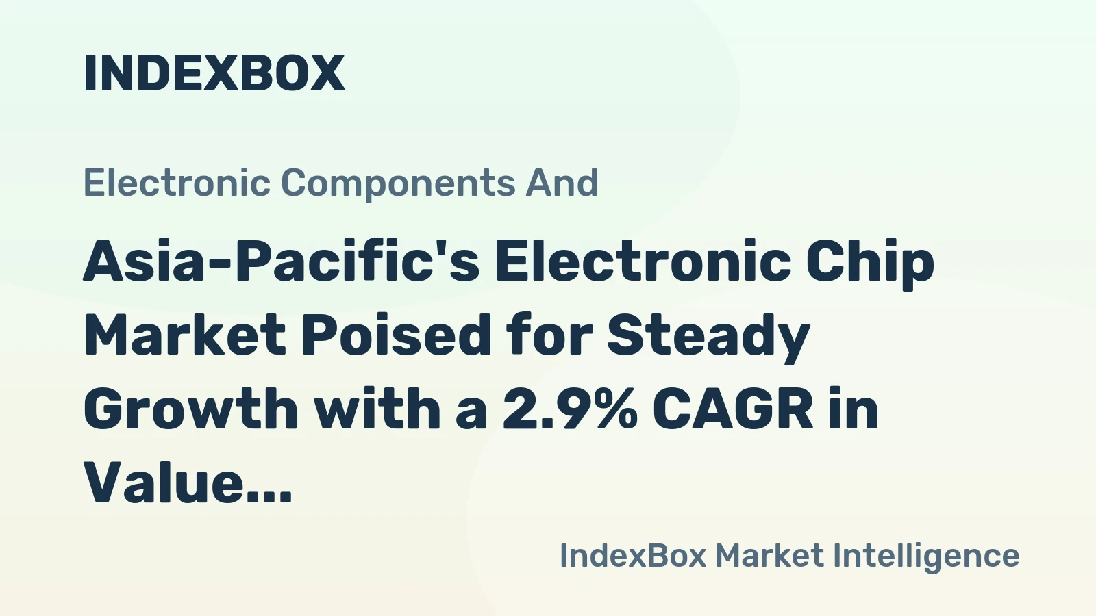 Asia-Pacific's Electronic Chip Market Poised for Steady Growth with a 2.9% CAGR in Value Through 2035