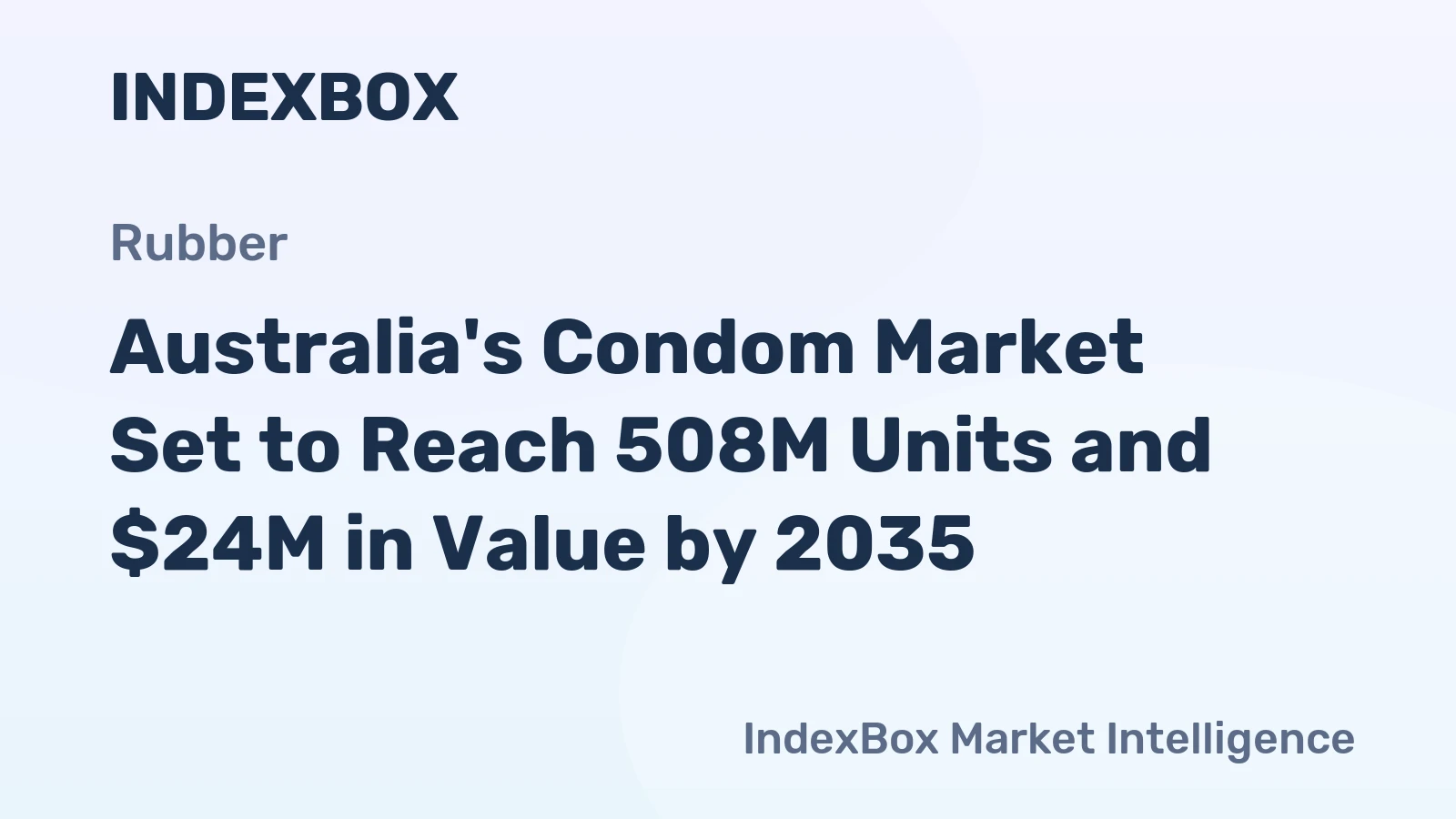 Australia's Condom Market Set to Reach 508M Units and $24M in Value by 2035