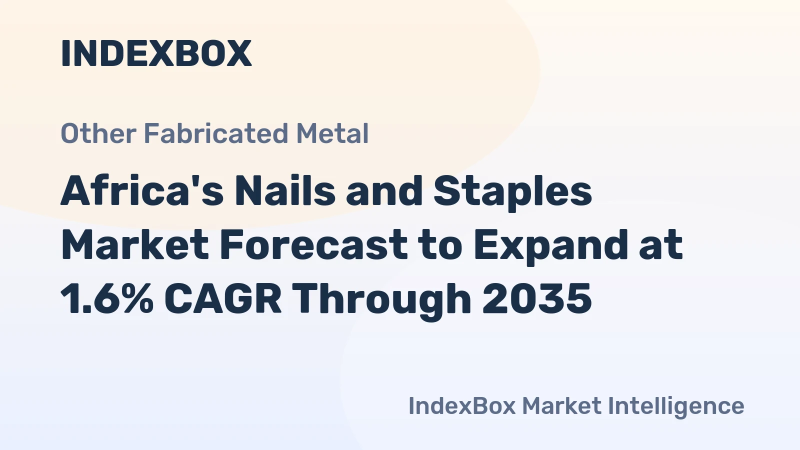 Africa's Nails and Staples Market Forecast to Expand at 1.6% CAGR Through 2035