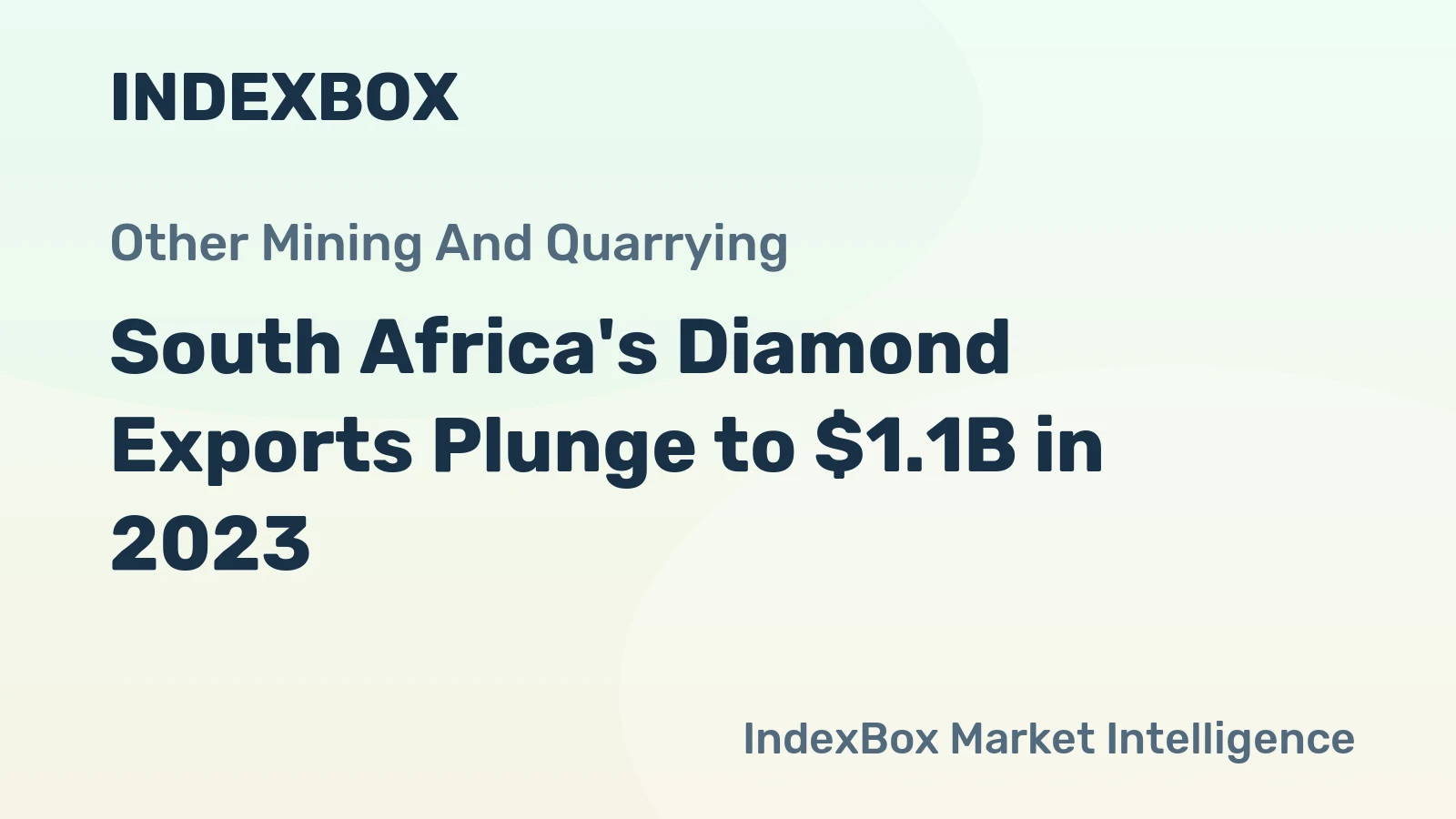 South Africa's Diamond Exports Plunge to $1.1B in 2023