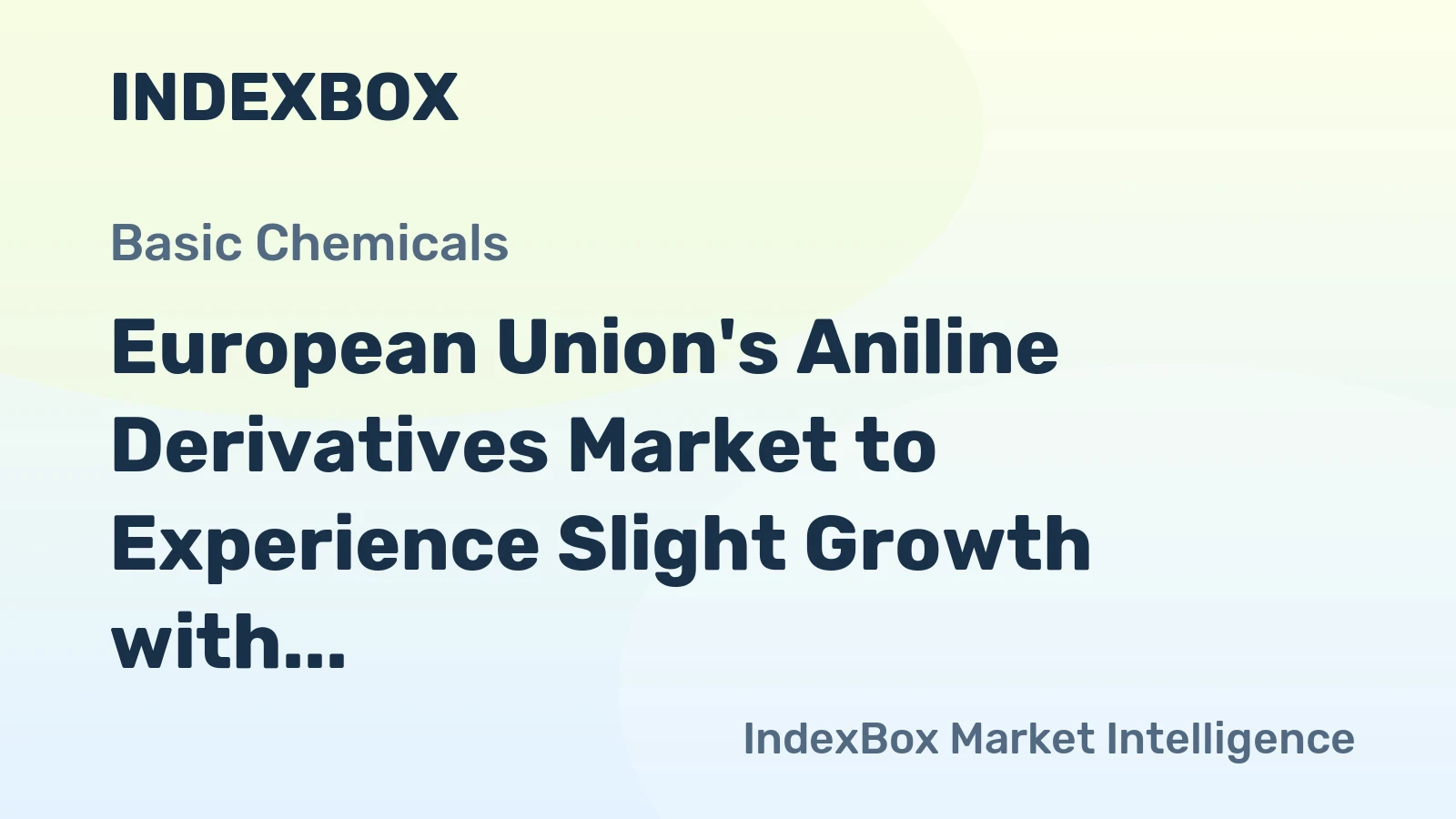 European Union's Aniline Derivatives Market to Experience Slight Growth with a CAGR of +1.5% by 2035