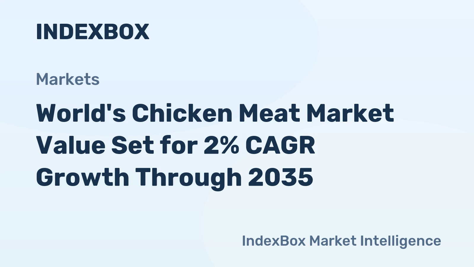 World's Chicken Meat Market Value Set for 2% CAGR Growth Through 2035