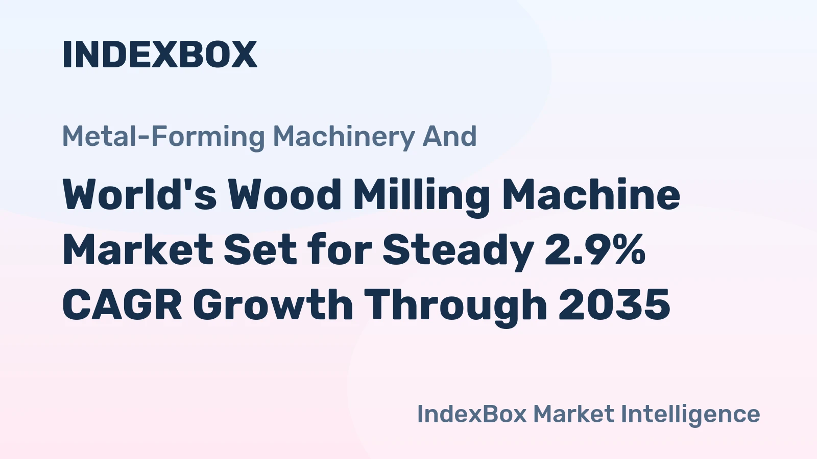 World's Wood Milling Machine Market Set for Steady 2.9% CAGR Growth Through 2035
