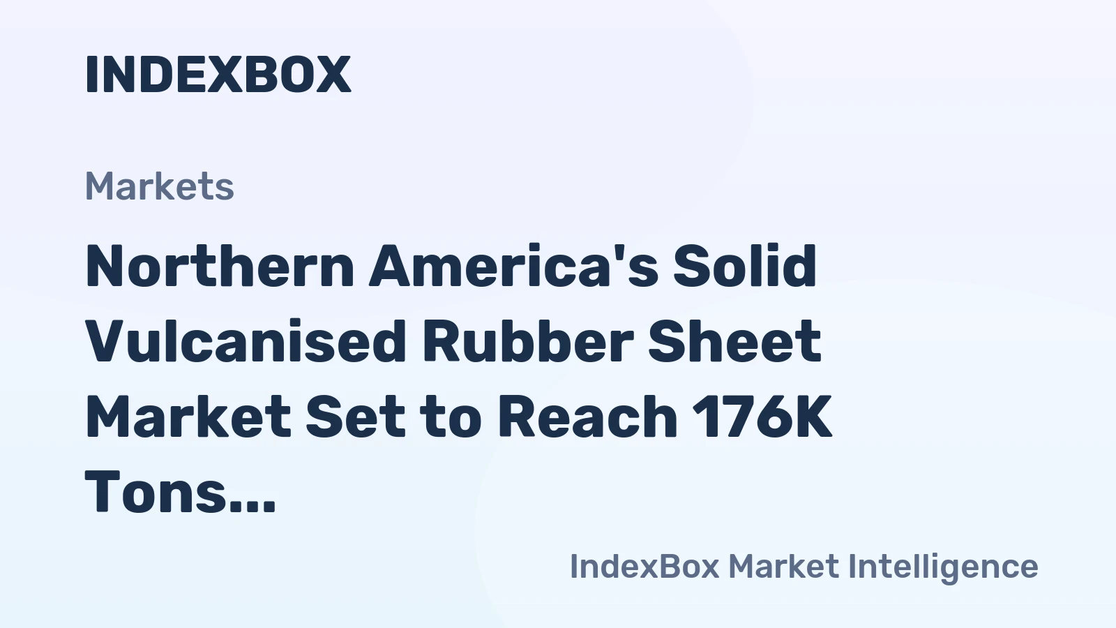 Northern America's Solid Vulcanised Rubber Sheet Market Set to Reach 176K Tons and $1.3 Billion by 2035