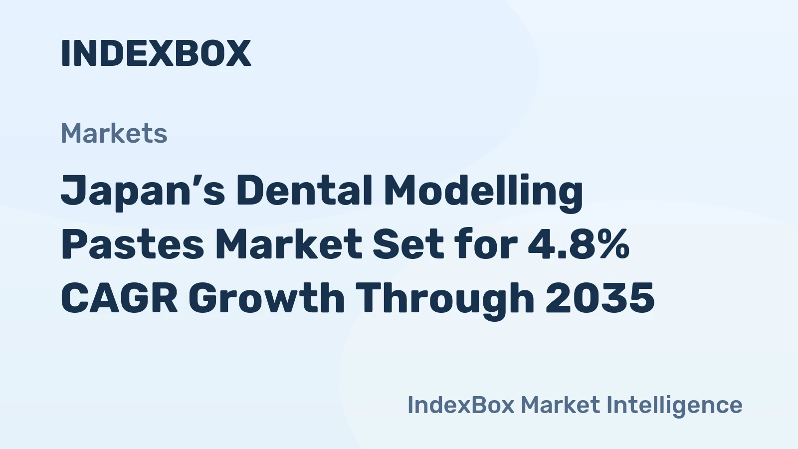 Japan’s Dental Modelling Pastes Market Set for 4.8% CAGR Growth Through 2035