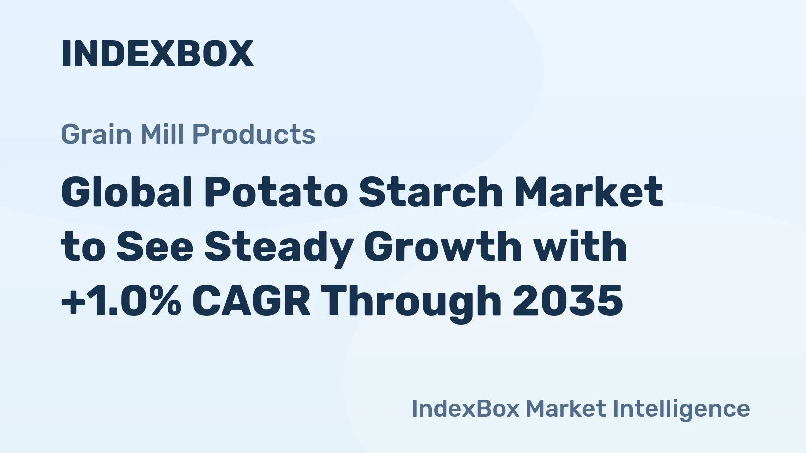 Global Potato Starch Market to See Steady Growth with +1.0% CAGR Through 2035