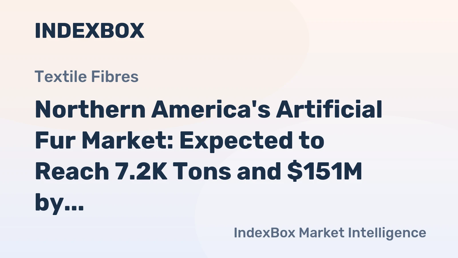 Northern America's Artificial Fur Market: Expected to Reach 7.2K Tons and $151M by 2035