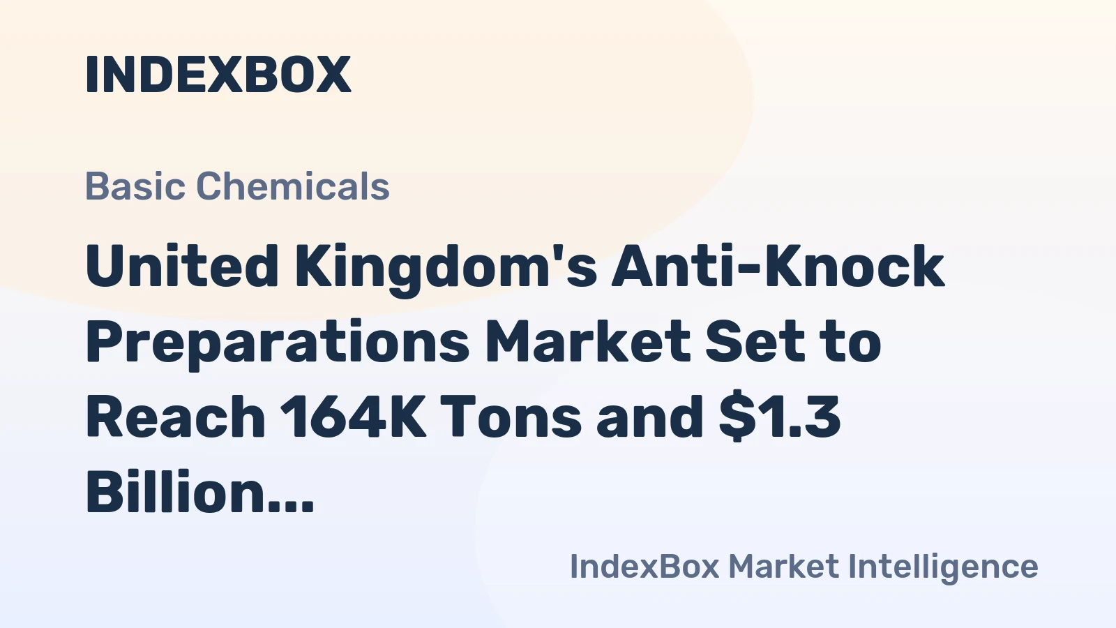 United Kingdom's Anti-Knock Preparations Market Set to Reach 164K Tons and $1.3 Billion