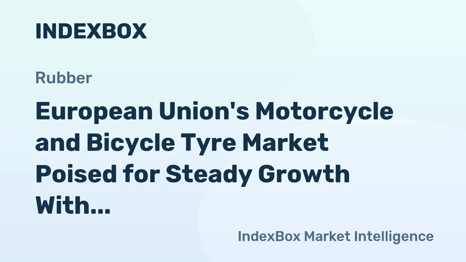European Union's Motorcycle and Bicycle Tyre Market Poised for Steady Growth With a 2.5% CAGR in Value Through 2035