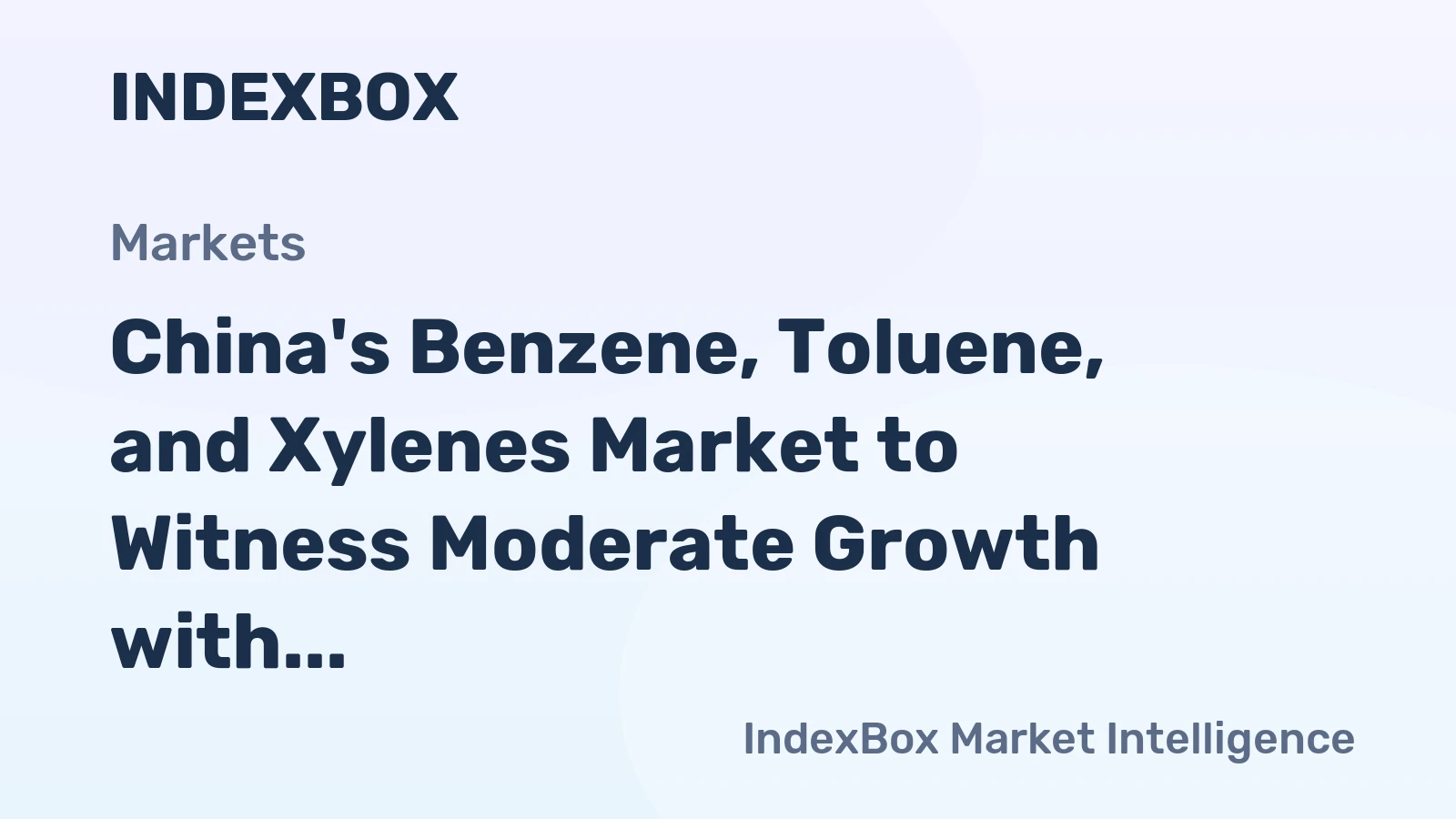 China's Benzene, Toluene, and Xylenes Market to Witness Moderate Growth with CAGR of +1.3% by 2035