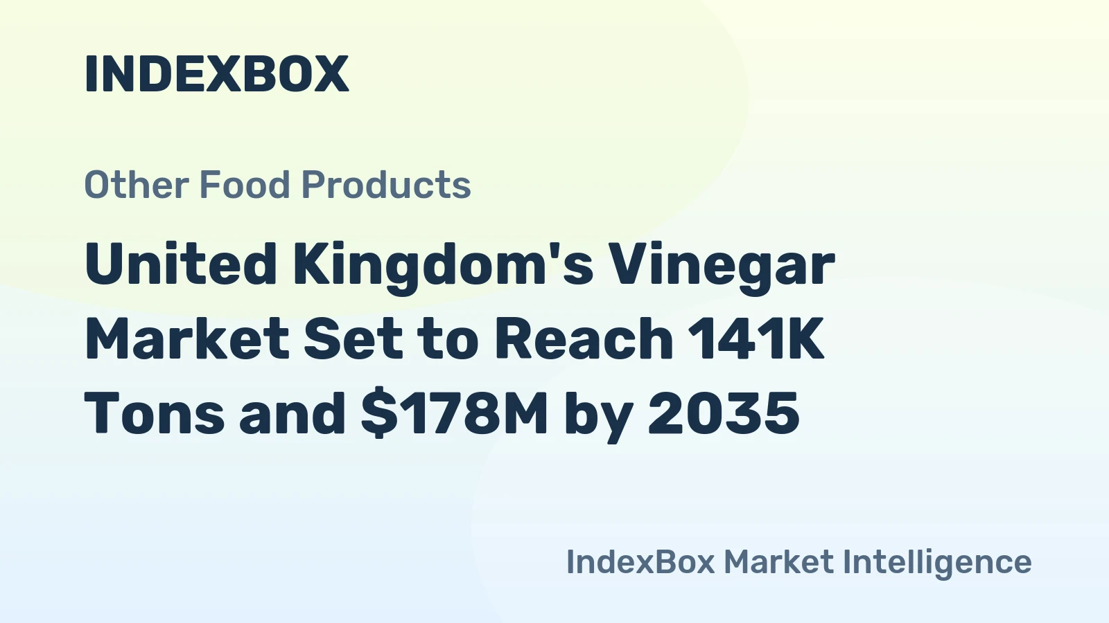 United Kingdom's Vinegar Market Set to Reach 141K Tons and $178M by 2035