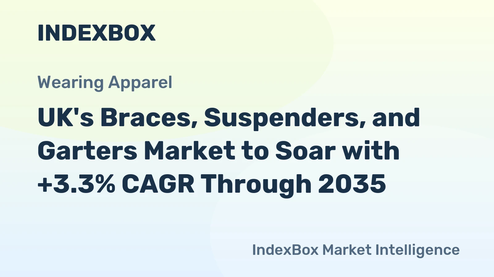 UK's Braces, Suspenders, and Garters Market to Soar with +3.3% CAGR Through 2035