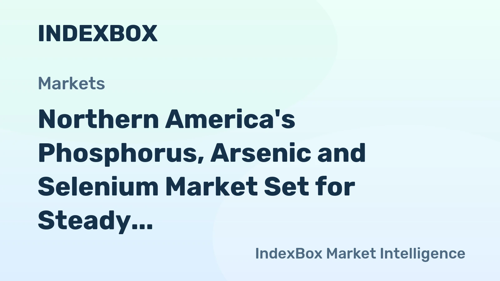 Northern America's Phosphorus, Arsenic and Selenium Market Set for Steady 2.3% CAGR Growth Through 2035