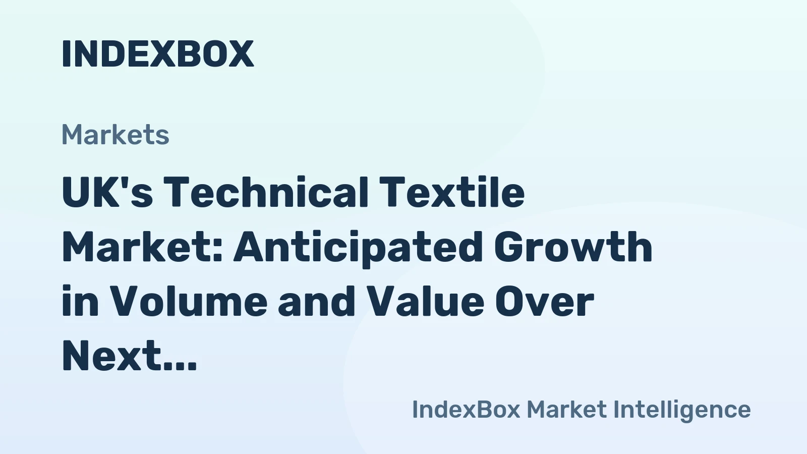 UK's Technical Textile Market: Anticipated Growth in Volume and Value Over Next Decade