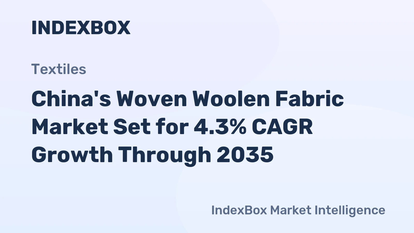 China's Woven Woolen Fabric Market Set for 4.3% CAGR Growth Through 2035