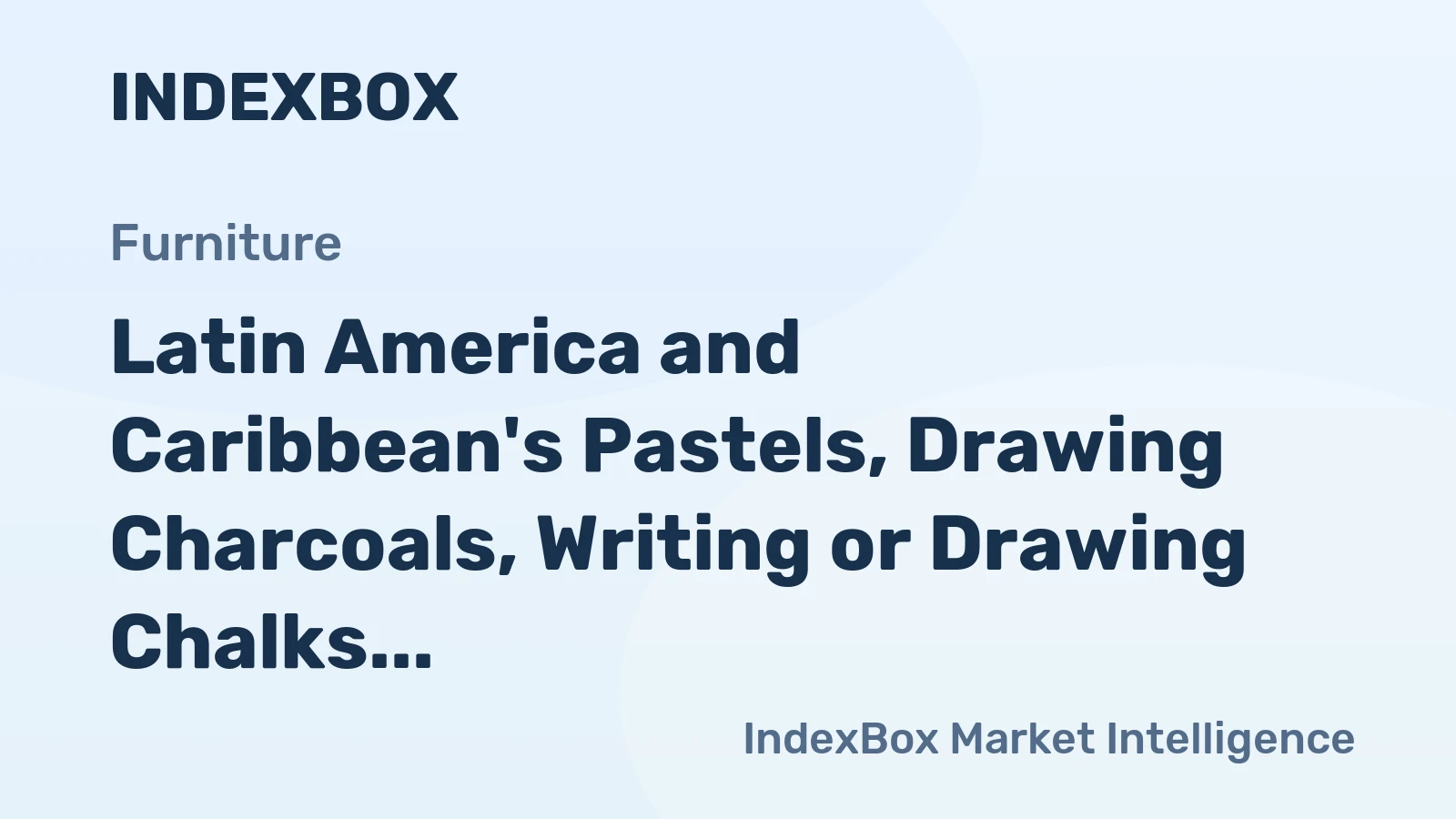 Latin America and Caribbean's Pastels, Drawing Charcoals, Writing or Drawing Chalks Market Set to Grow with Market Volume Reaching 15K Tons and Market Value of $57M by 2035