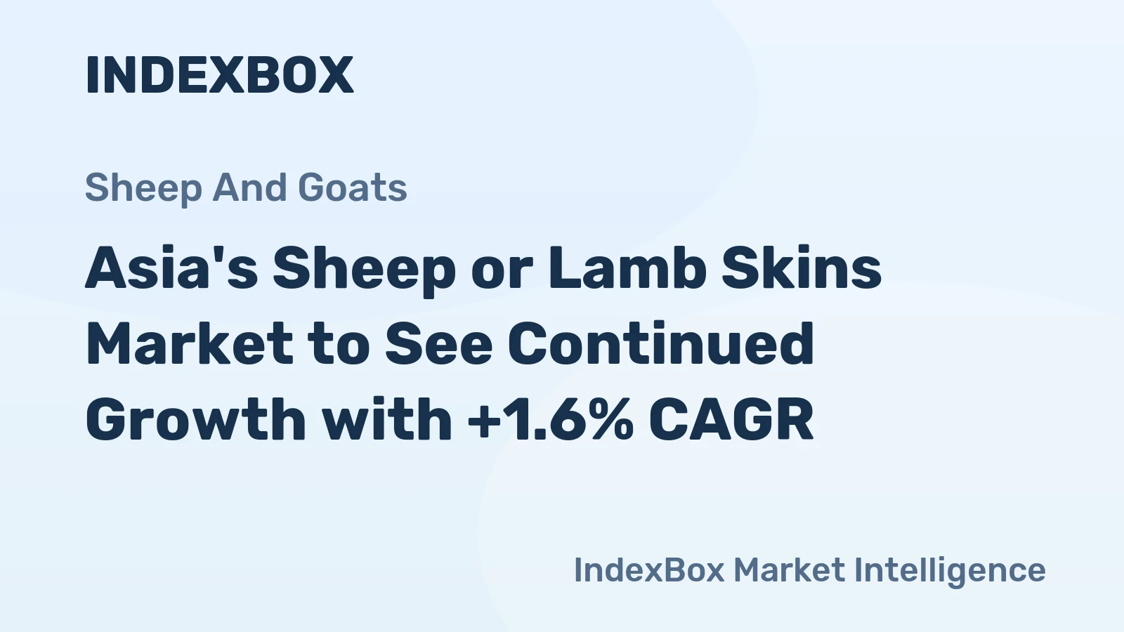 Asia's Sheep or Lamb Skins Market to See Continued Growth with +1.6% CAGR
