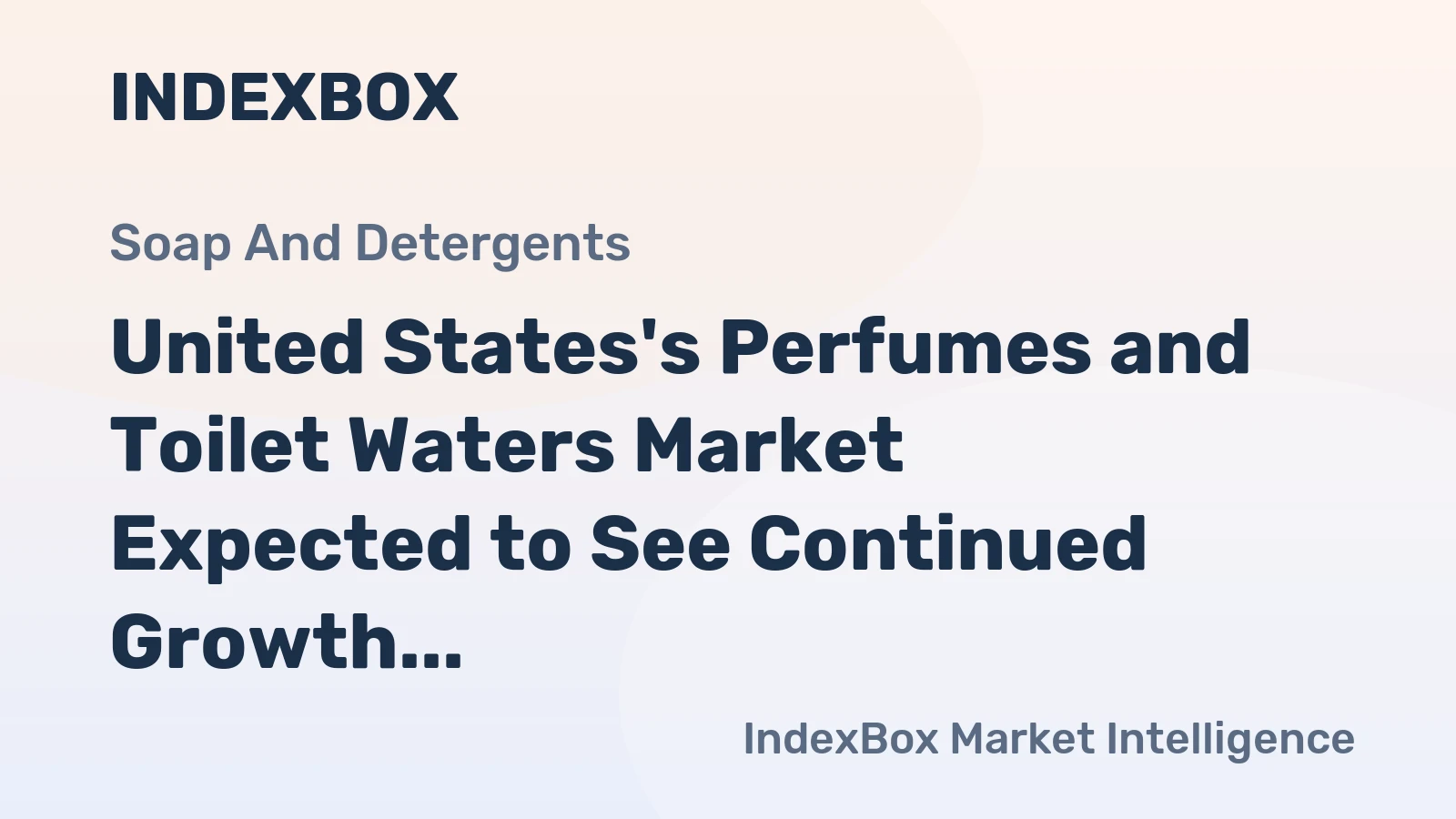 United States's Perfumes and Toilet Waters Market Expected to See Continued Growth with +2.5% CAGR