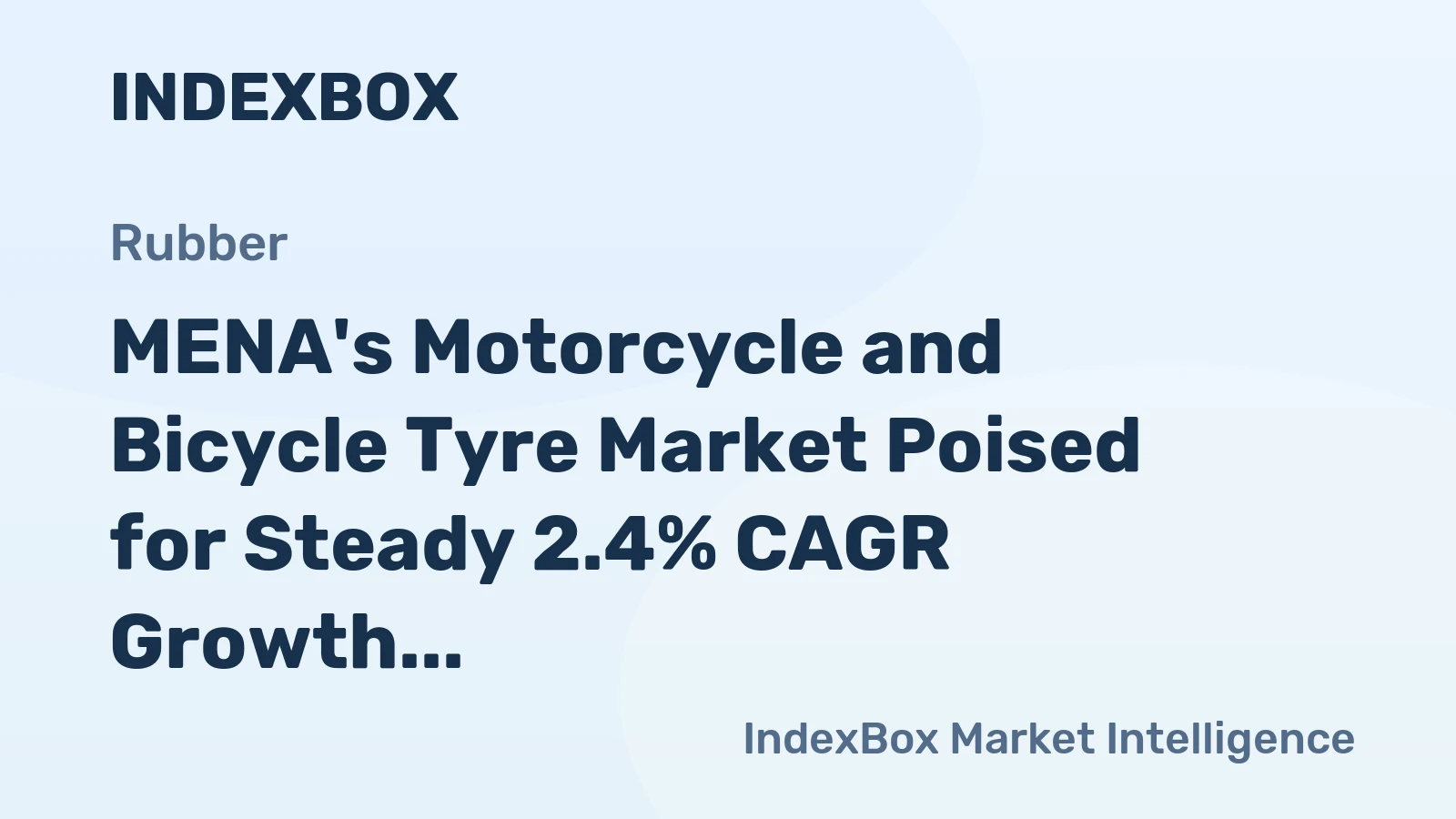MENA's Motorcycle and Bicycle Tyre Market Poised for Steady 2.4% CAGR Growth Through 2035