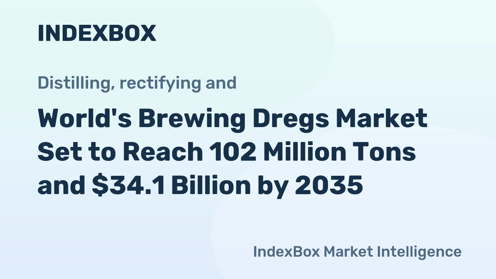 World's Brewing Dregs Market Set to Reach 102 Million Tons and $34.1 Billion by 2035