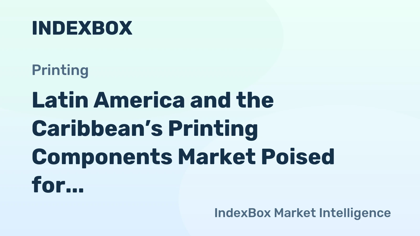 Latin America and the Caribbean’s Printing Components Market Poised for Modest 1% CAGR Growth Through 2035