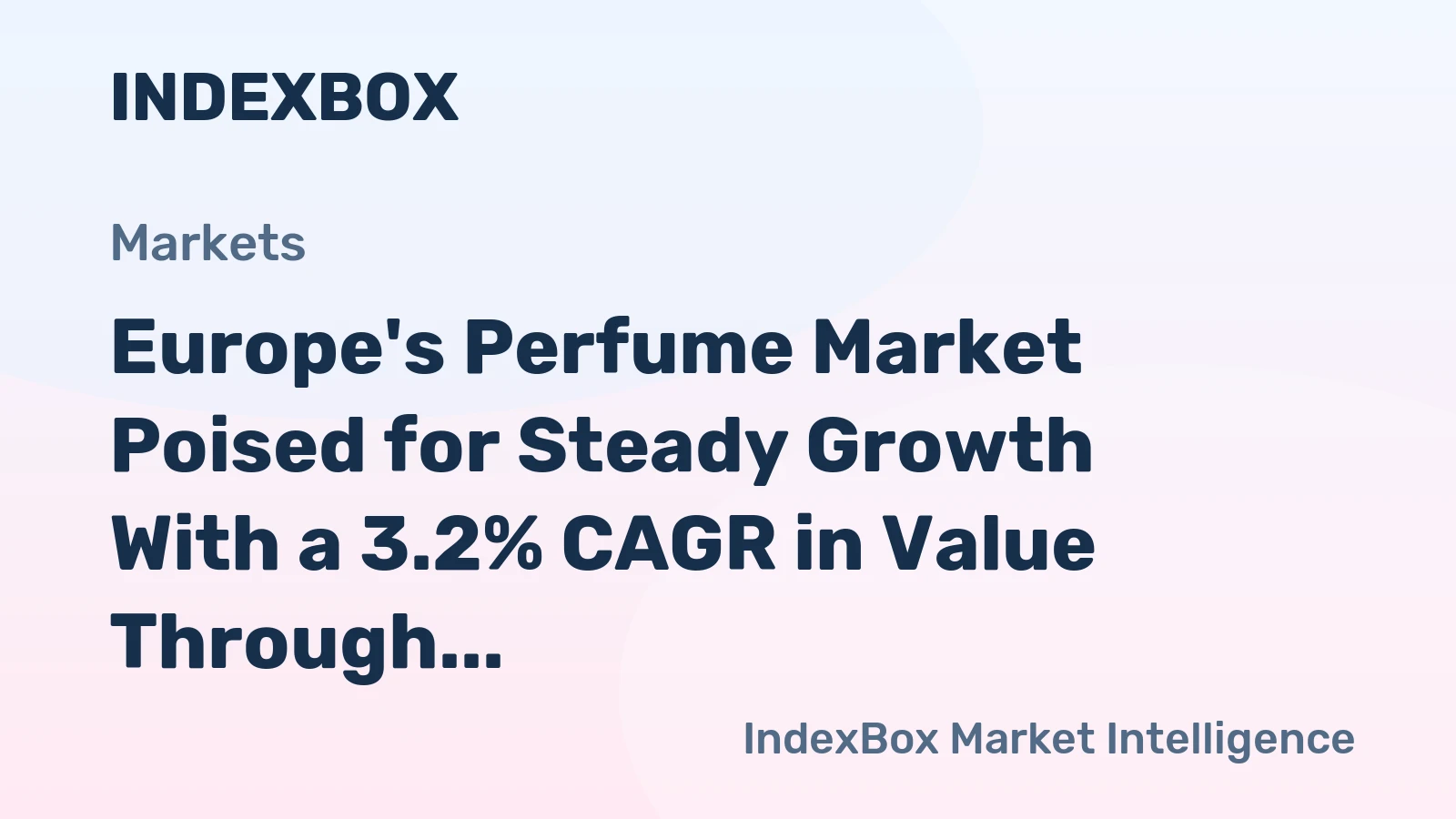 Europe's Perfume Market Poised for Steady Growth With a 3.2% CAGR in Value Through 2035