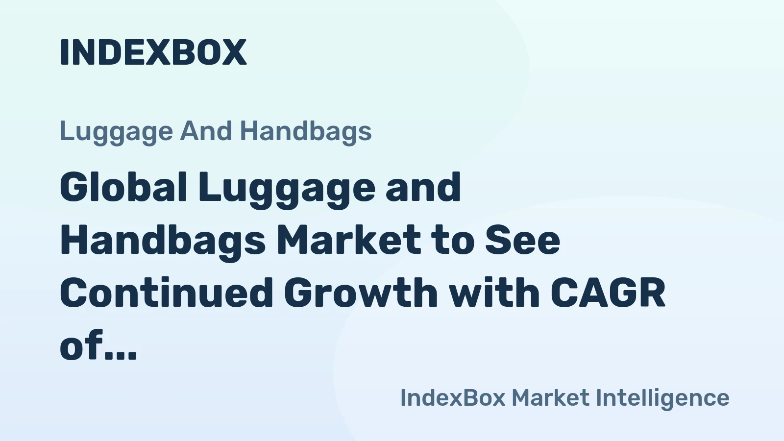 Global Luggage and Handbags Market to See Continued Growth with CAGR of +0.5% through 2035