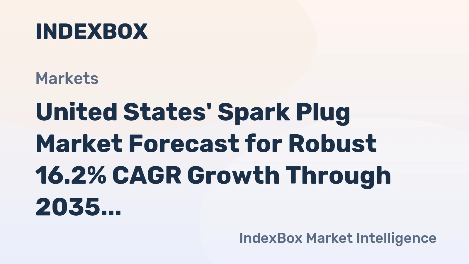 United States' Spark Plug Market Forecast for Robust 16.2% CAGR Growth Through 2035