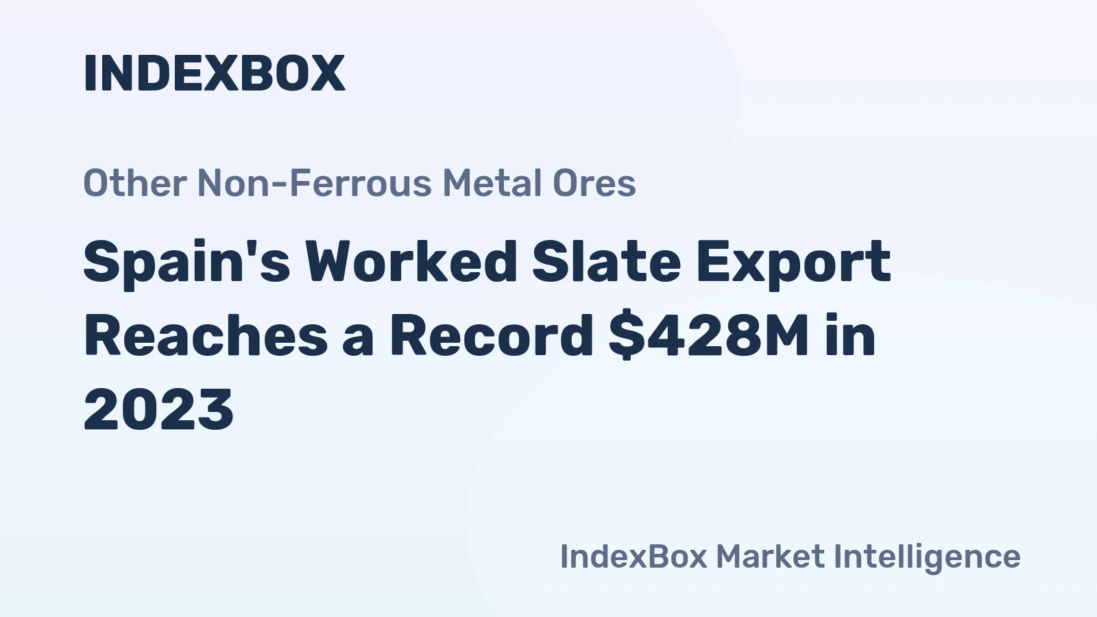 Spain's Worked Slate Export Reaches a Record $428M in 2023