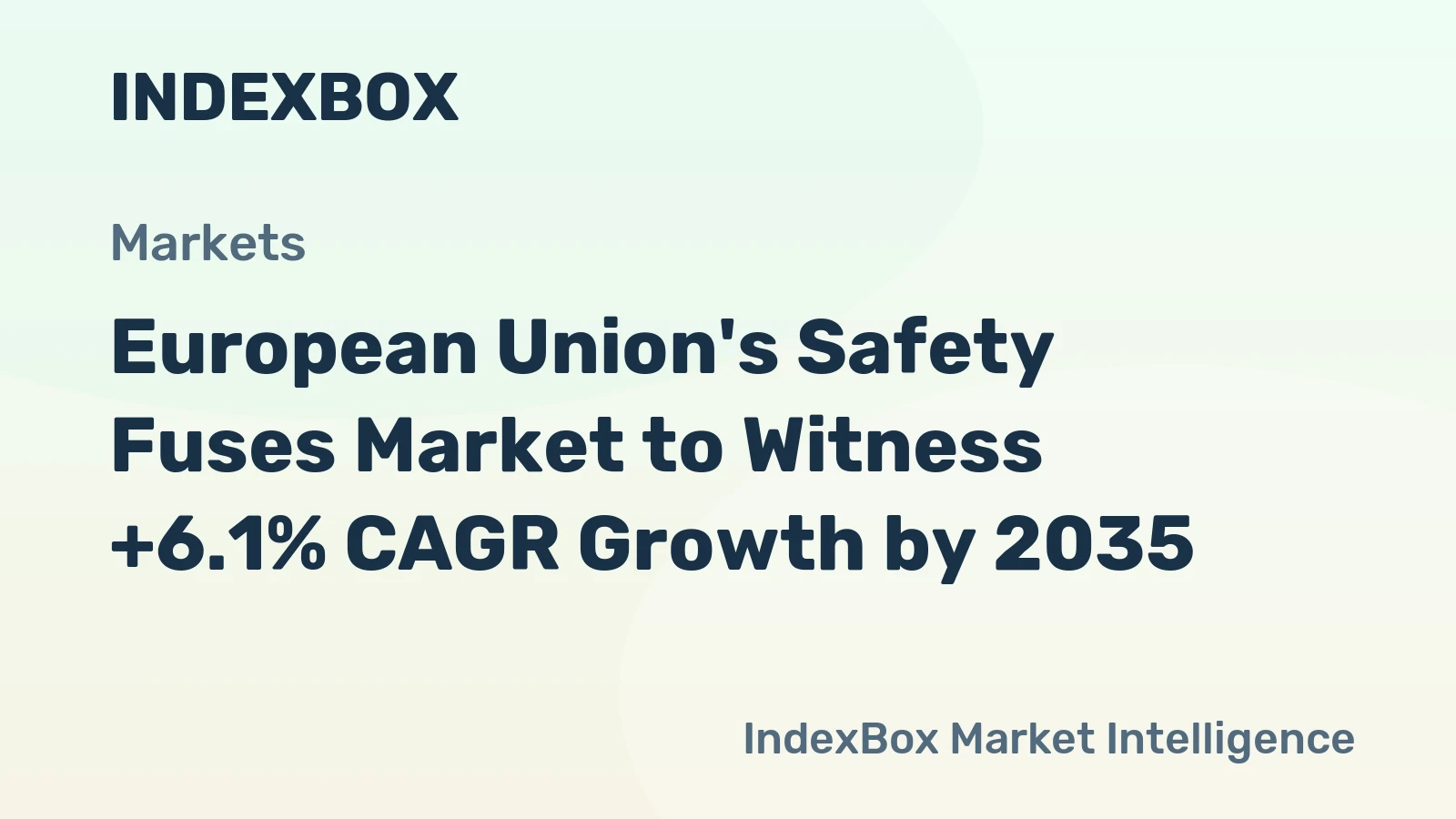 European Union's Safety Fuses Market to Witness +6.1% CAGR Growth by 2035