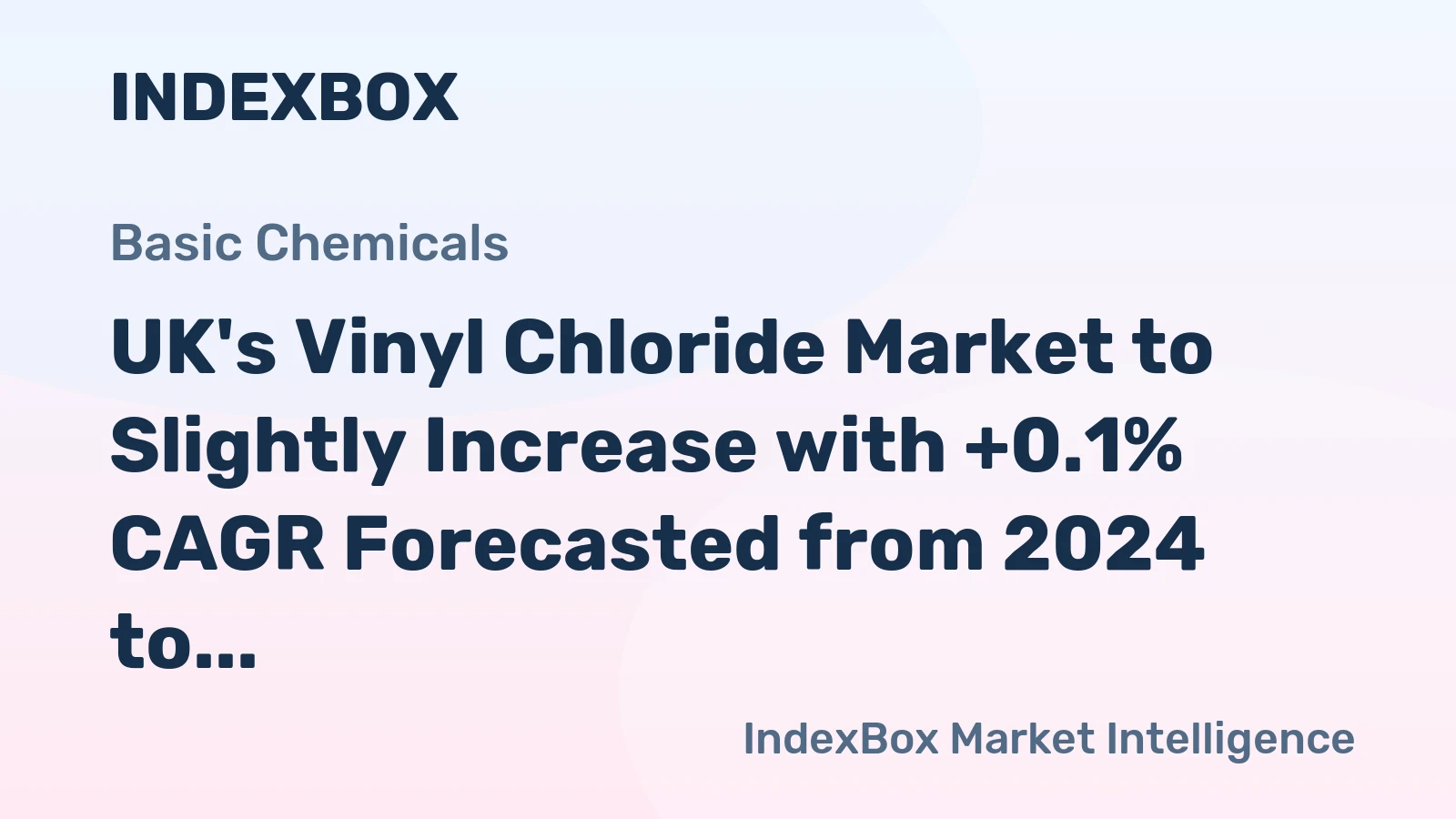 UK's Vinyl Chloride Market to Slightly Increase with +0.1% CAGR Forecasted from 2024 to 2035