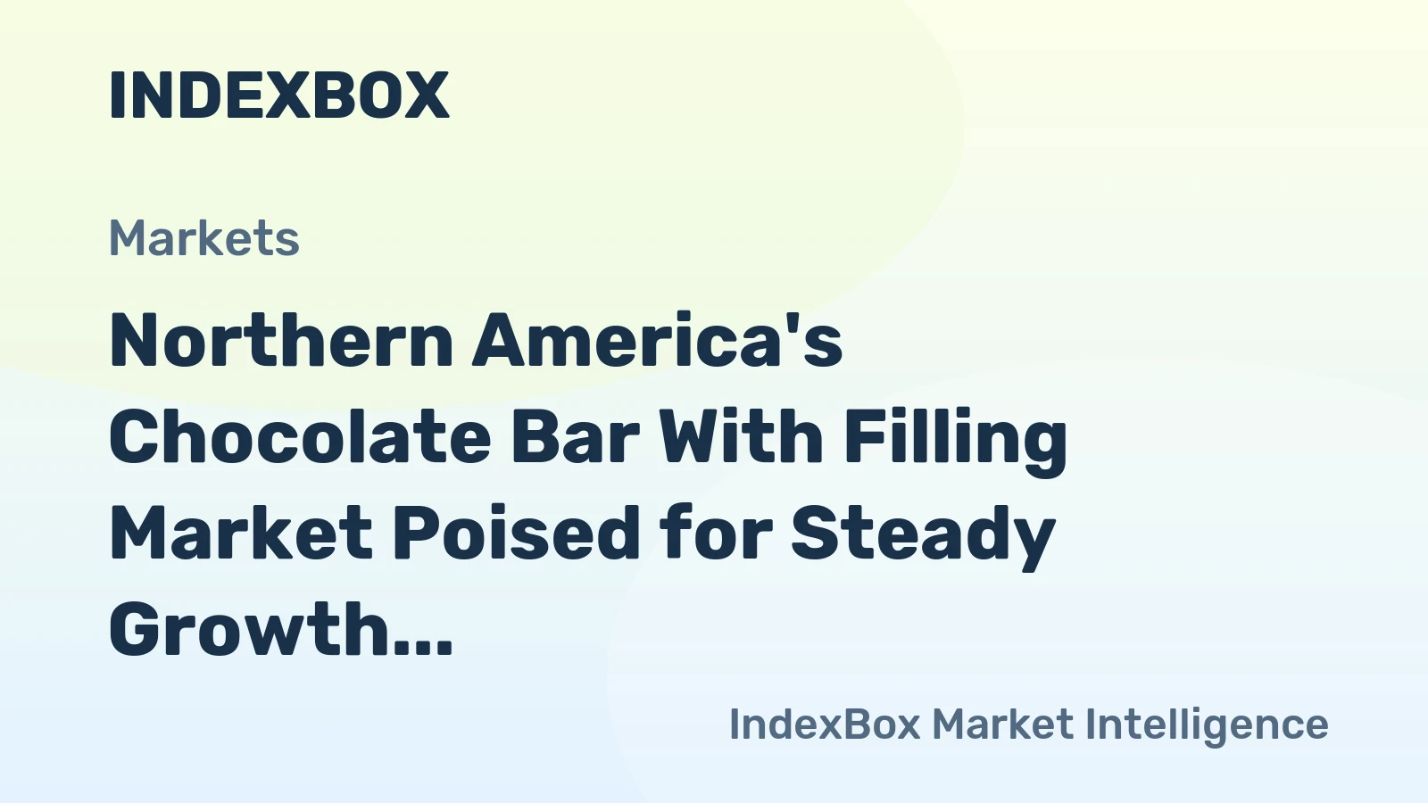 Northern America's Chocolate Bar With Filling Market Poised for Steady Growth With 1.6% CAGR in Value