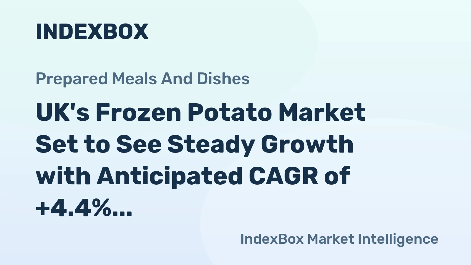 UK's Frozen Potato Market Set to See Steady Growth with Anticipated CAGR of +4.4% from 2024 to 2035